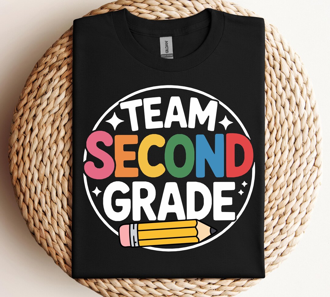 Team Second Grade Svg Png Second Grade Shirt Svg 2nd Grade Gift Svg 2nd ...