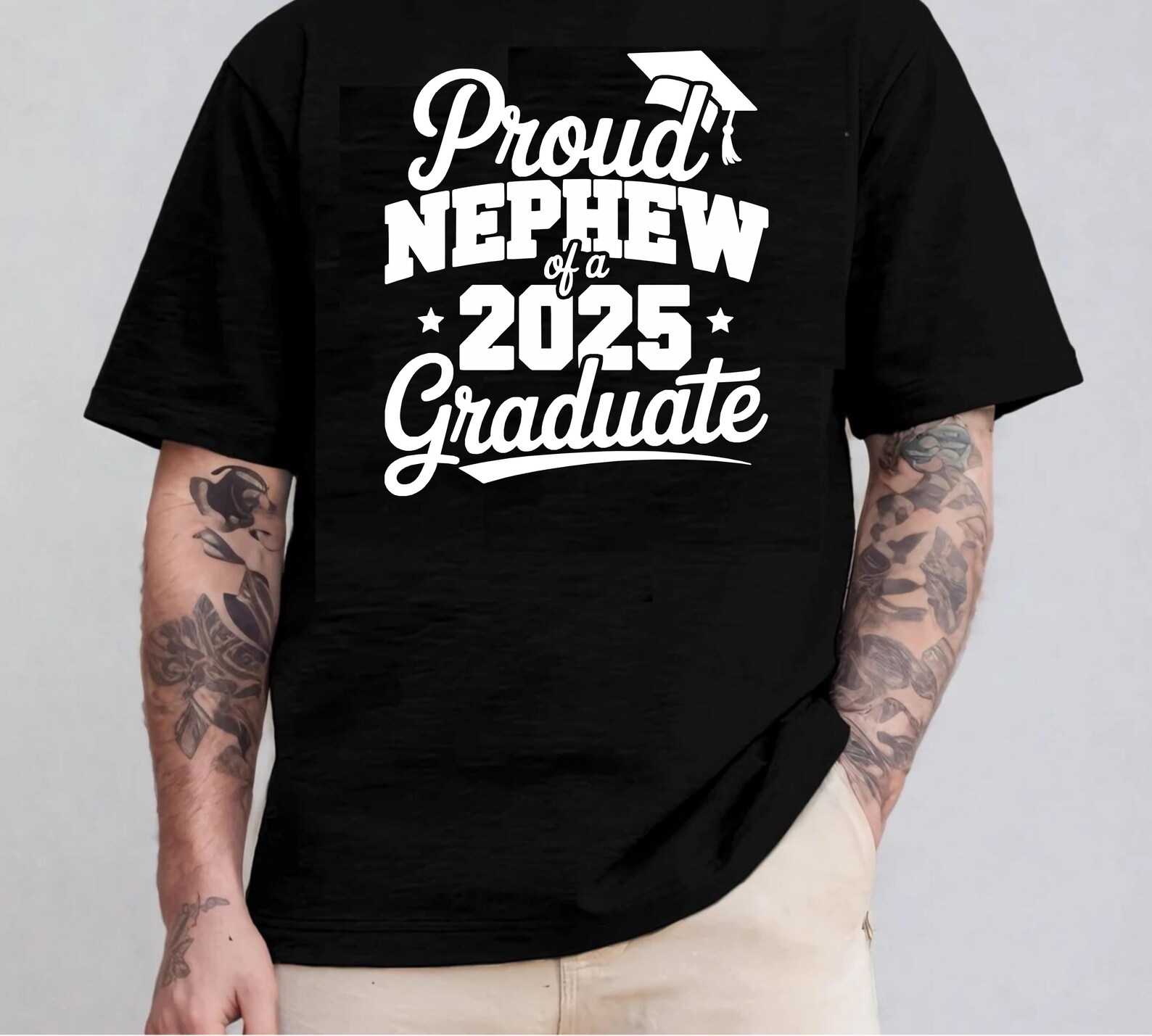 Proud Nephew of a 2025 Graduate SVG PNG, Graduation 2025 SVG, Proud ...