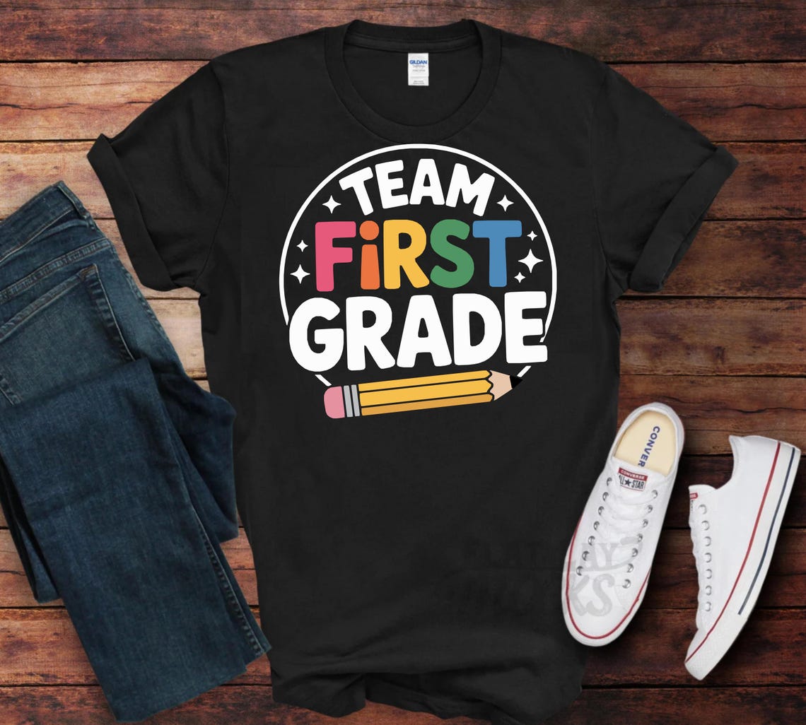 Team First Grade Svg Png First Grade Shirt Svg 1st Grade Gift Svg 1st ...