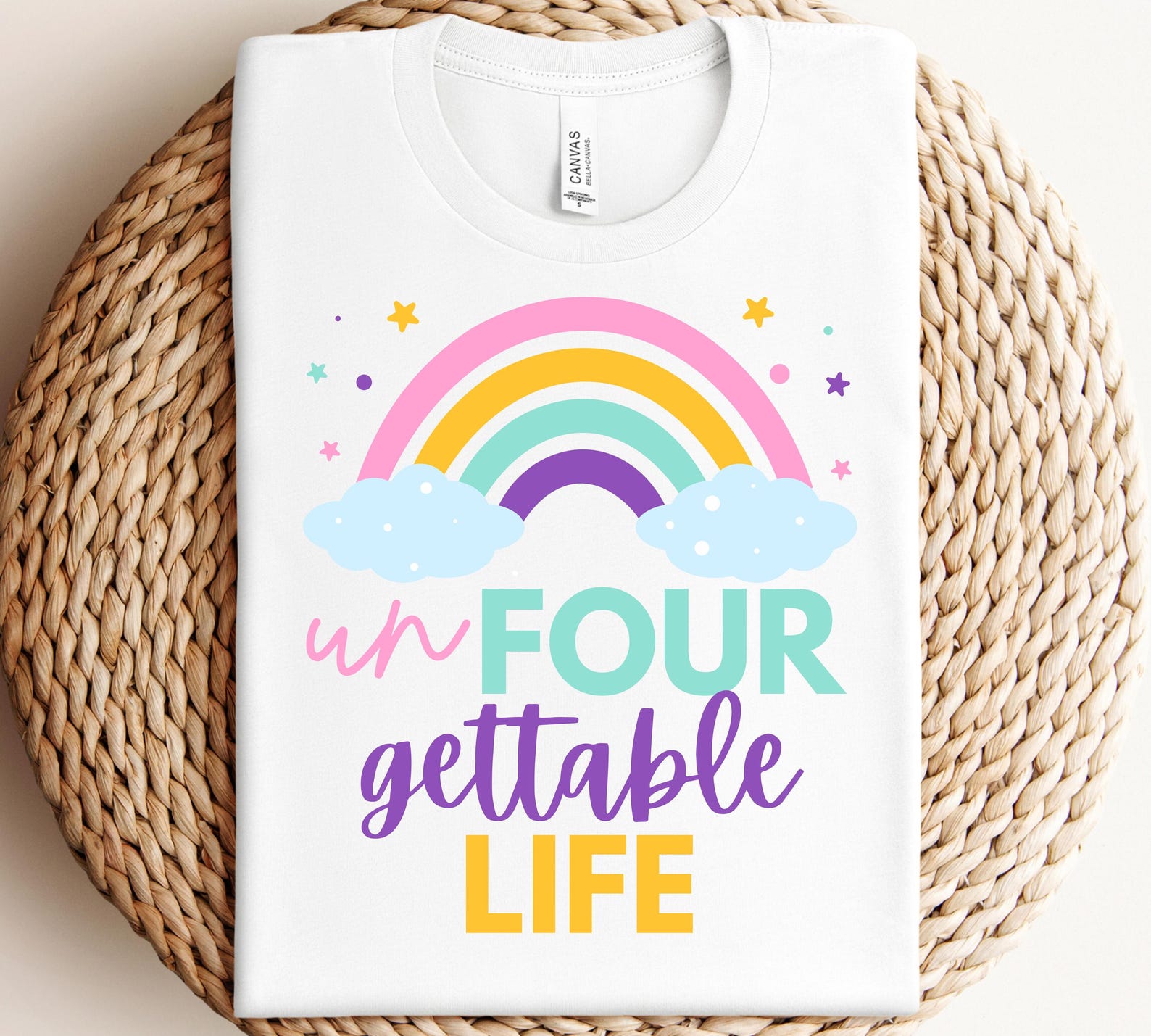 Un Four Gettable Png Svg for Cricut, Kids Shirt, Girl Birthday Shirt ...