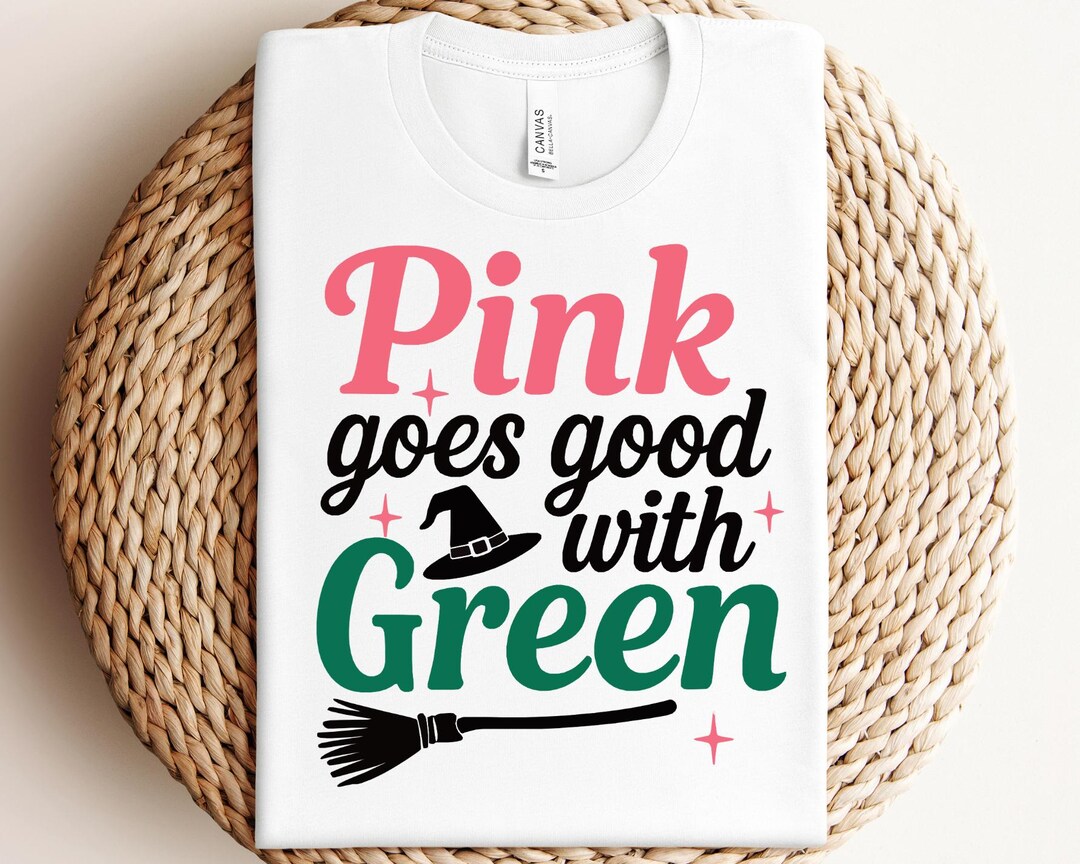 Team Glinda SVG PNG PDF Team Elphaba Svg Wicked Musical Svg Pink Goes ...