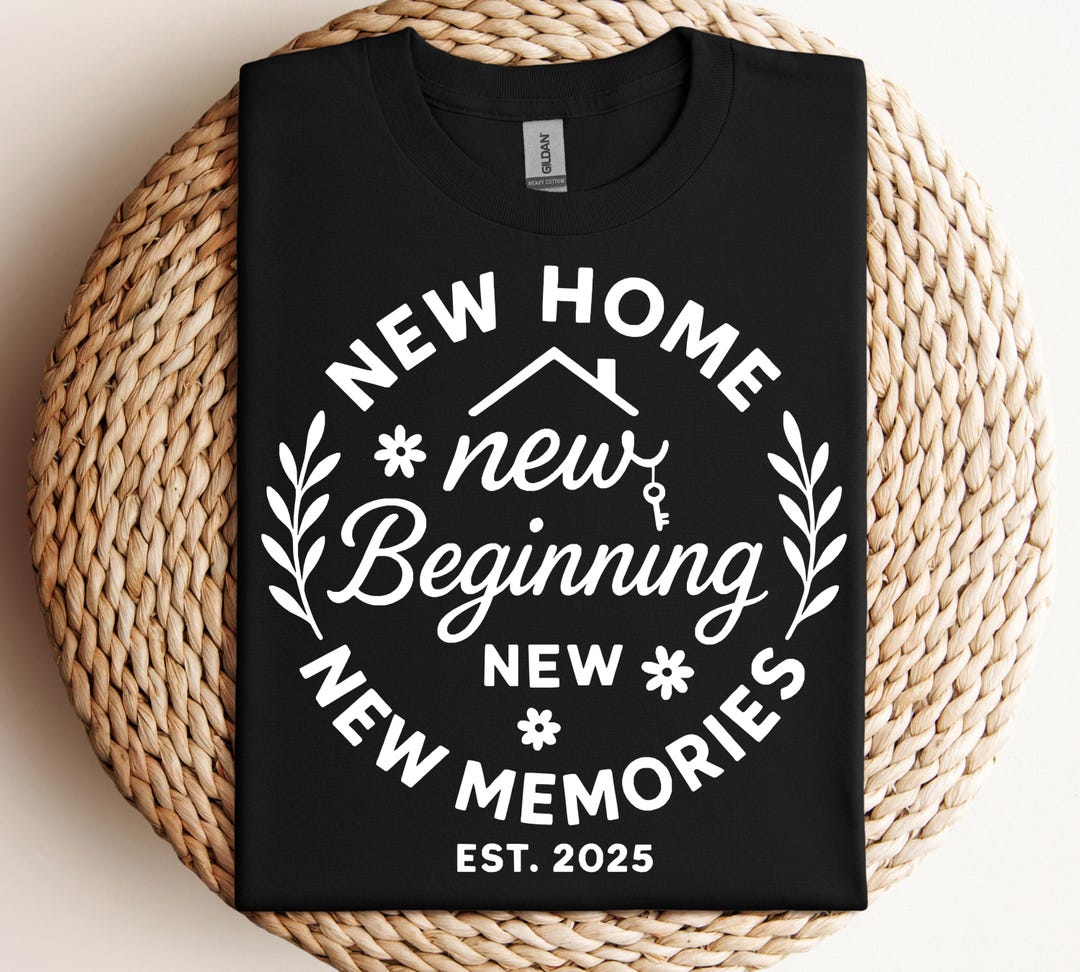New Home New Beginning New Memories SVG, New Home Sign SVG, Wedding ...