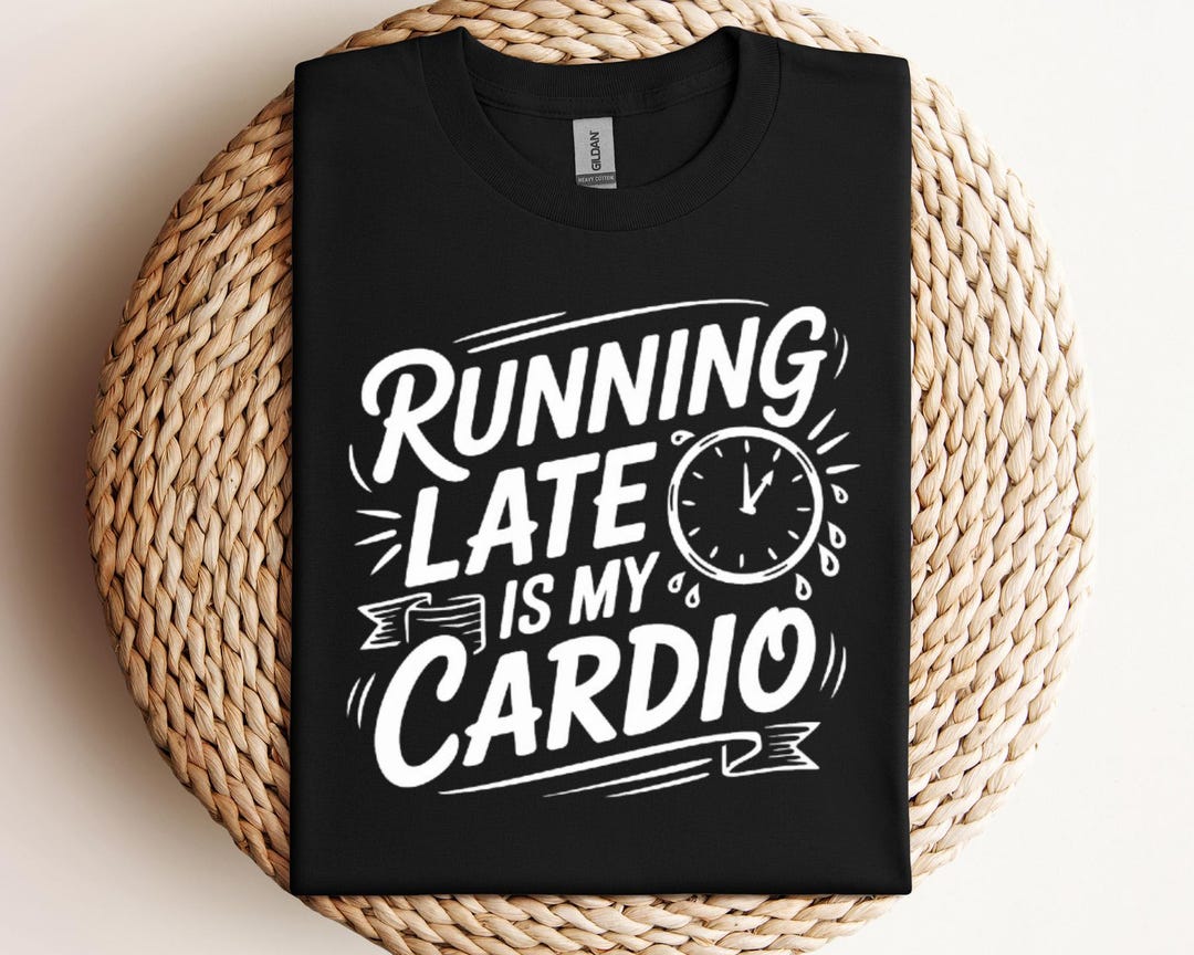 Running Late is My Cardio SVG PNG PDF Funny Running Svg Runner Svg ...