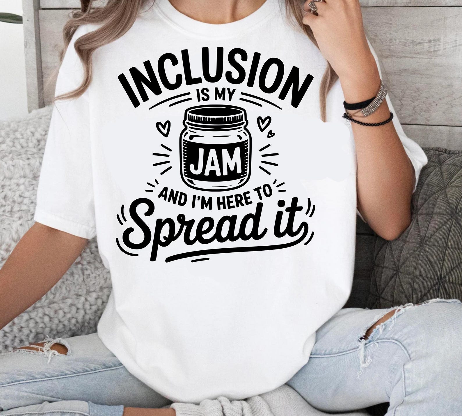 Inclusion is My Jam and I’m Here to Spread It Svg Png Pdf Inclusive ...