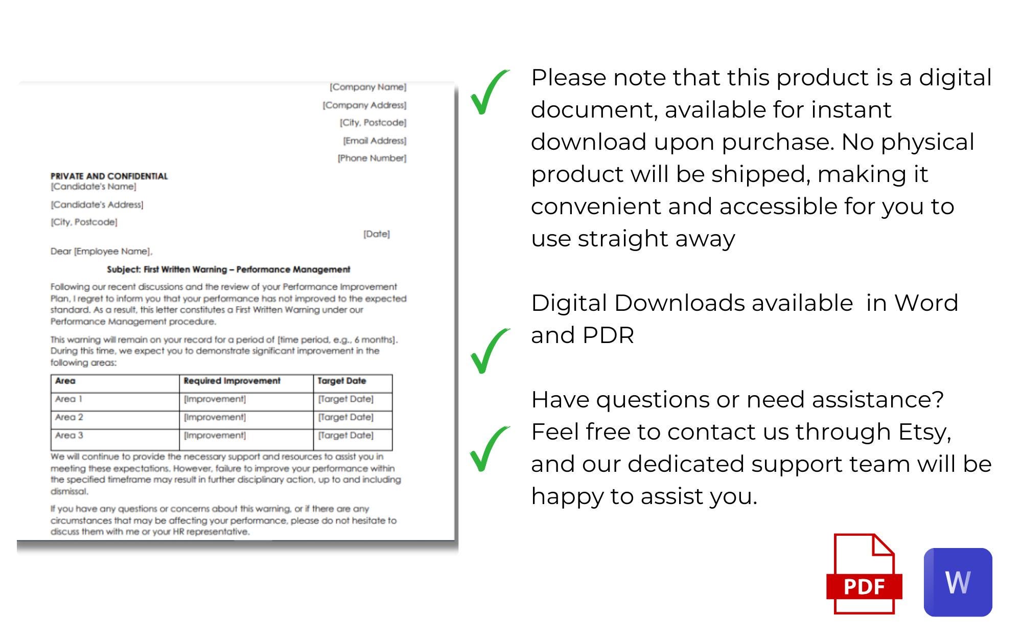Performance Management Toolkit | Essential HR Letters & Templates | PDF ...