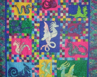 Dragon Quilt Pattern | Etsy
