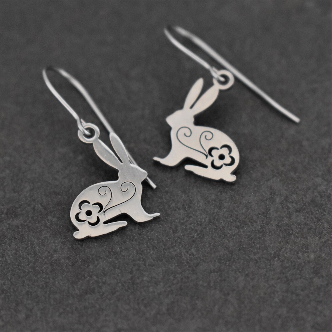 Rabbit Earrings | Etsy