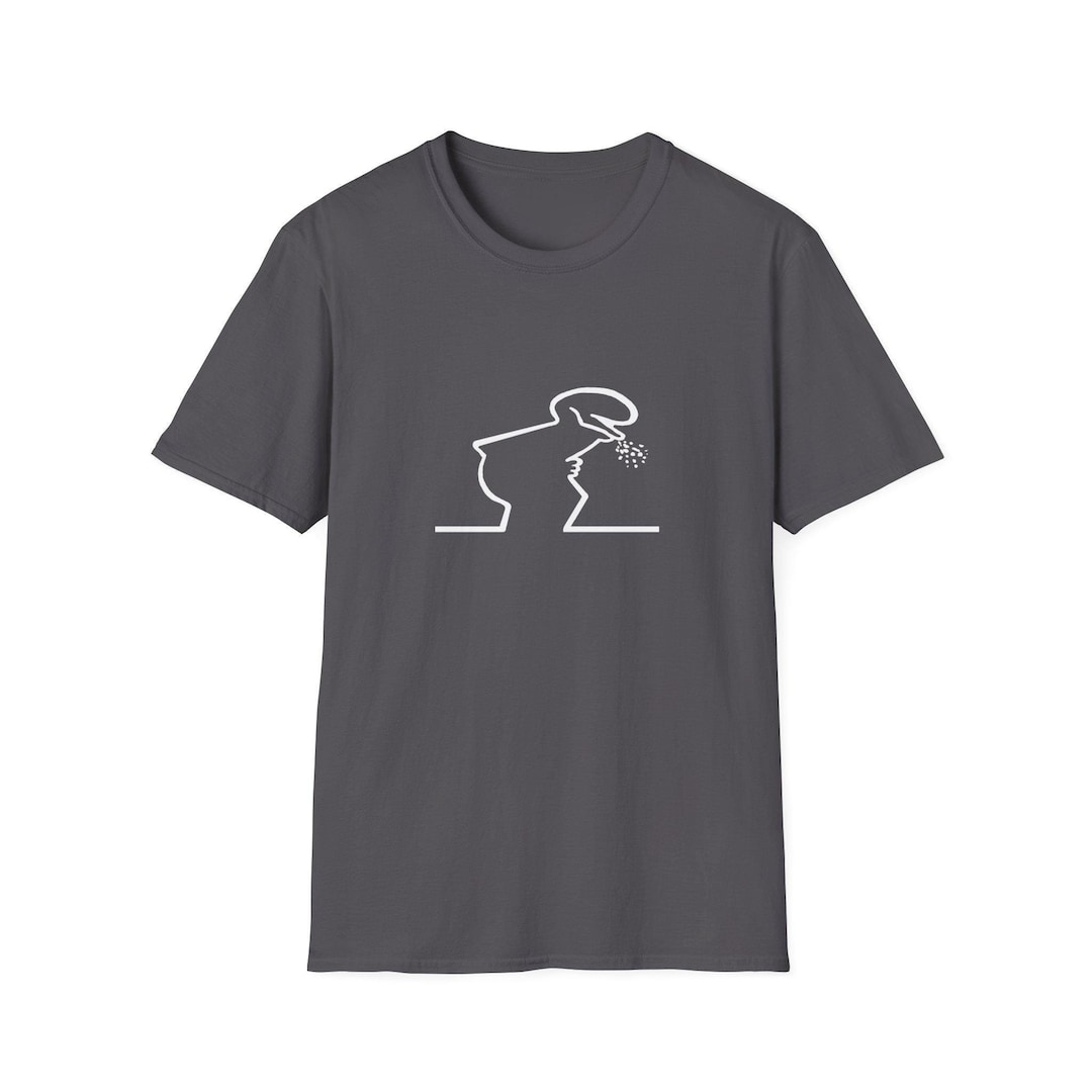 La Linea Line Art T-shirt, Italian Cartoon Tee, 80s Nostalgia - Etsy