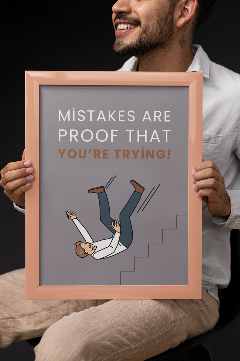 Growth Mindset Bulletin Board, Mistakes Are Proof That Youre Trying ...