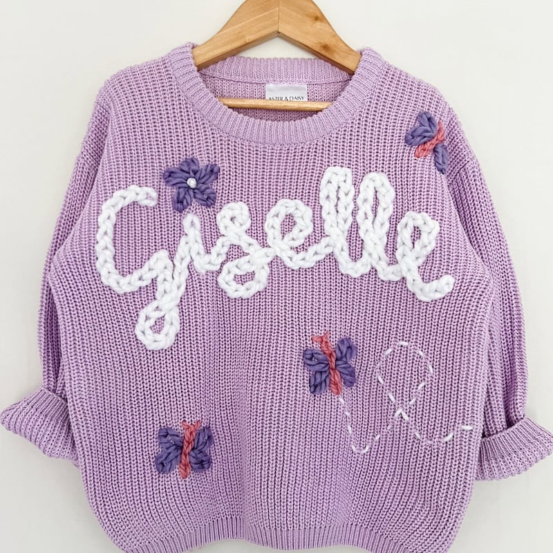 Butterfly Sweater - Etsy