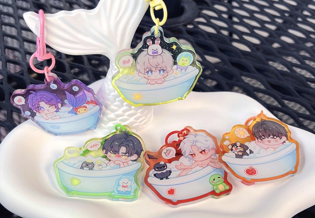 Love and Deep Space Keychain/ Bath-themed Keychain /sylus Keychain ...