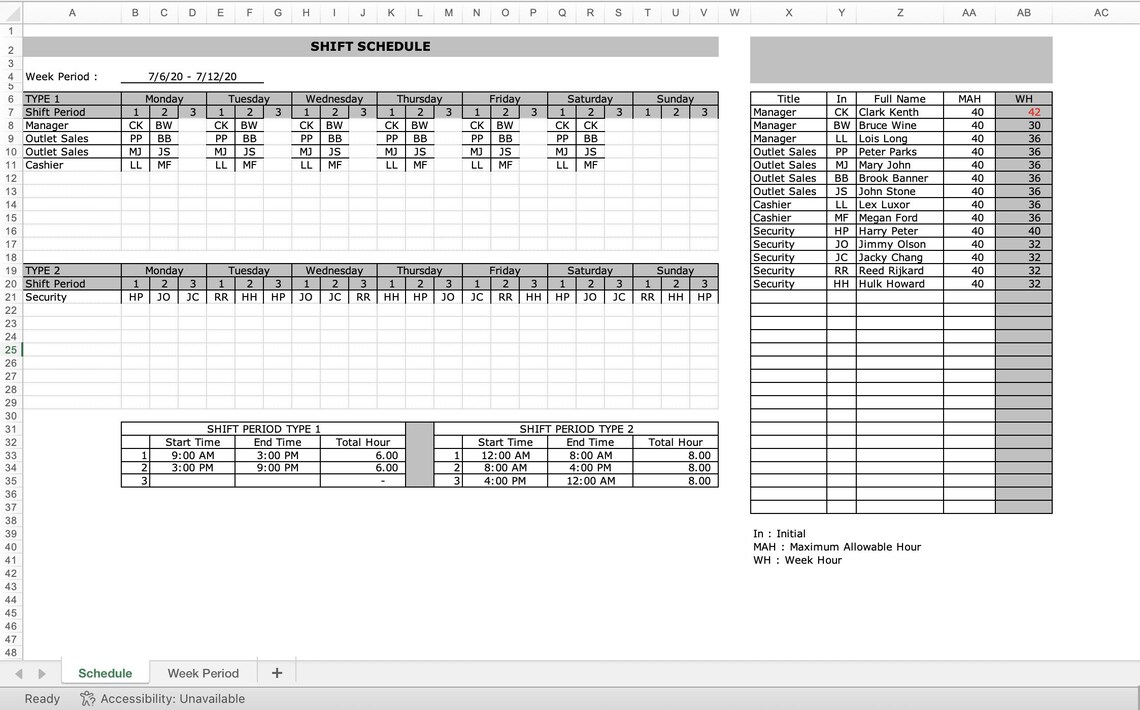 Employee Management Excel Templates Bundle | Timesheet, Attendance ...