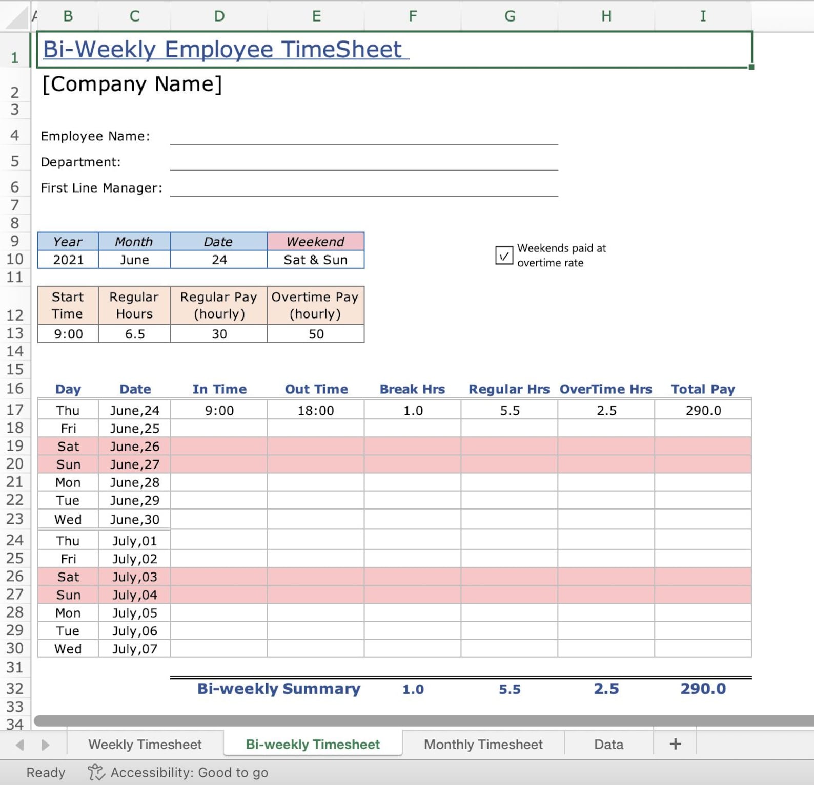 Employee Management Excel Templates Bundle | Timesheet, Attendance ...