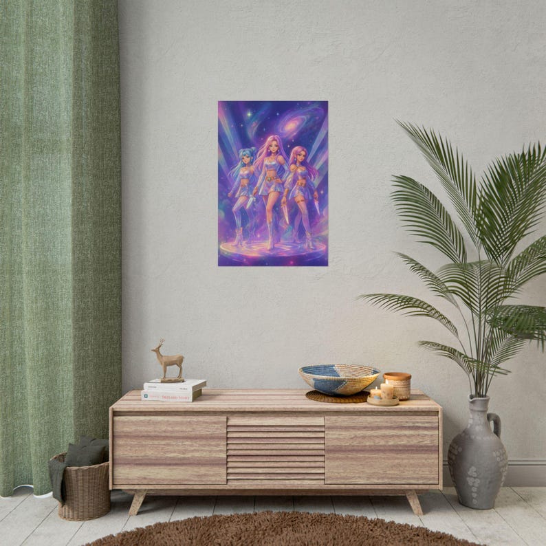 Kpop Demon Hunters Poster Print, Huntr/x, Multiple Sizes - Etsy