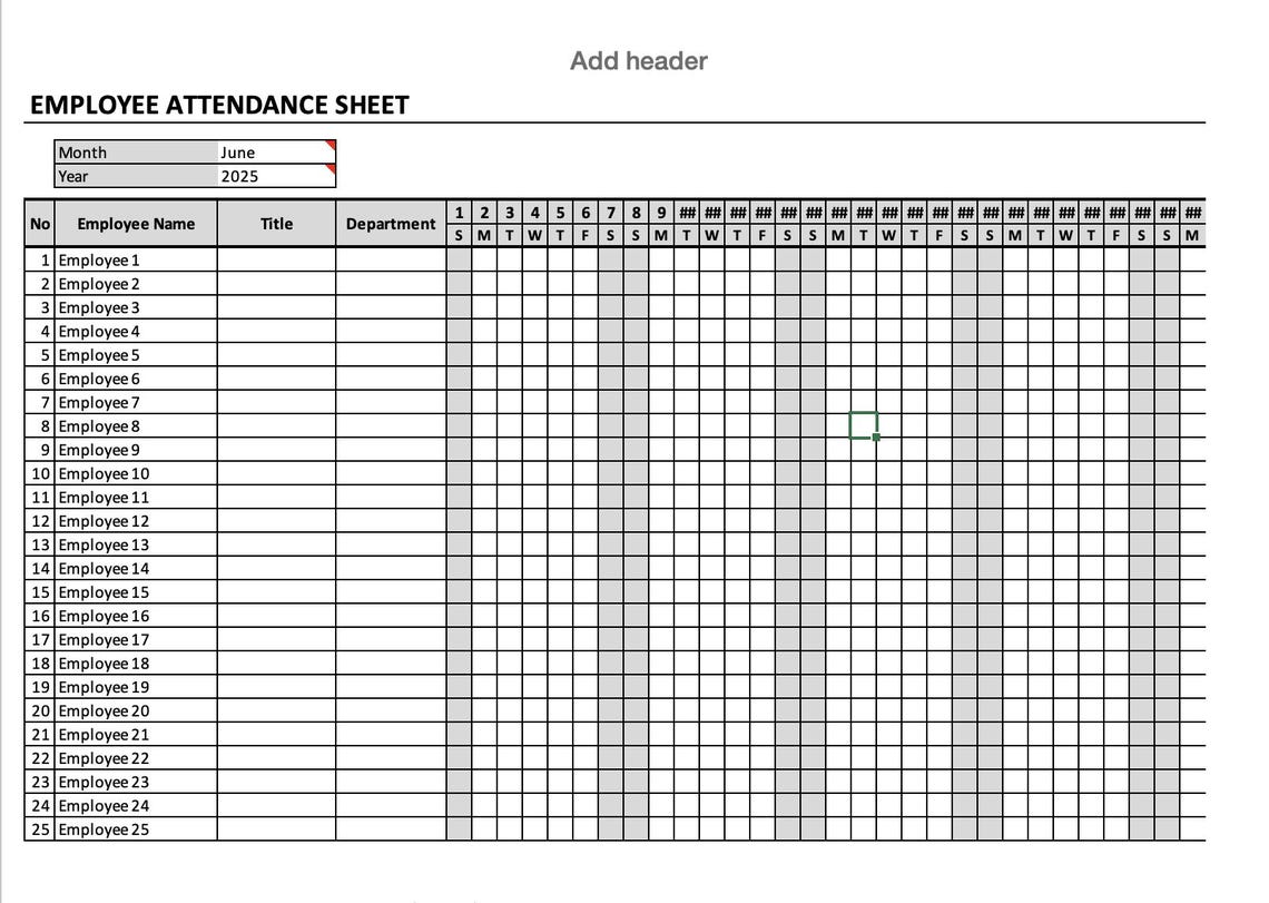 Employee Management Excel Templates Bundle | Timesheet, Attendance ...