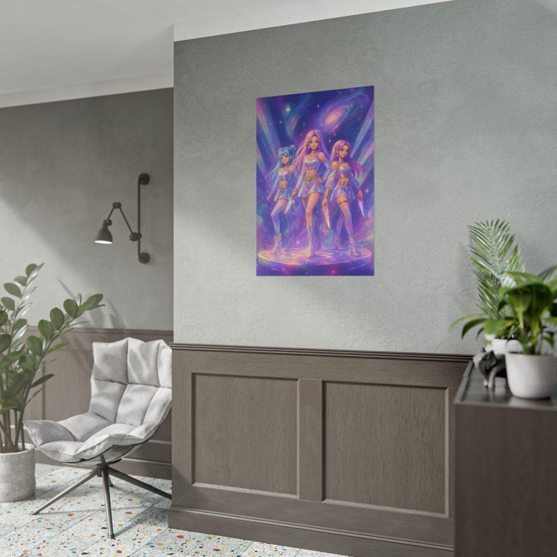 Kpop Demon Hunters Poster Print, Huntr/x, Multiple Sizes - Etsy
