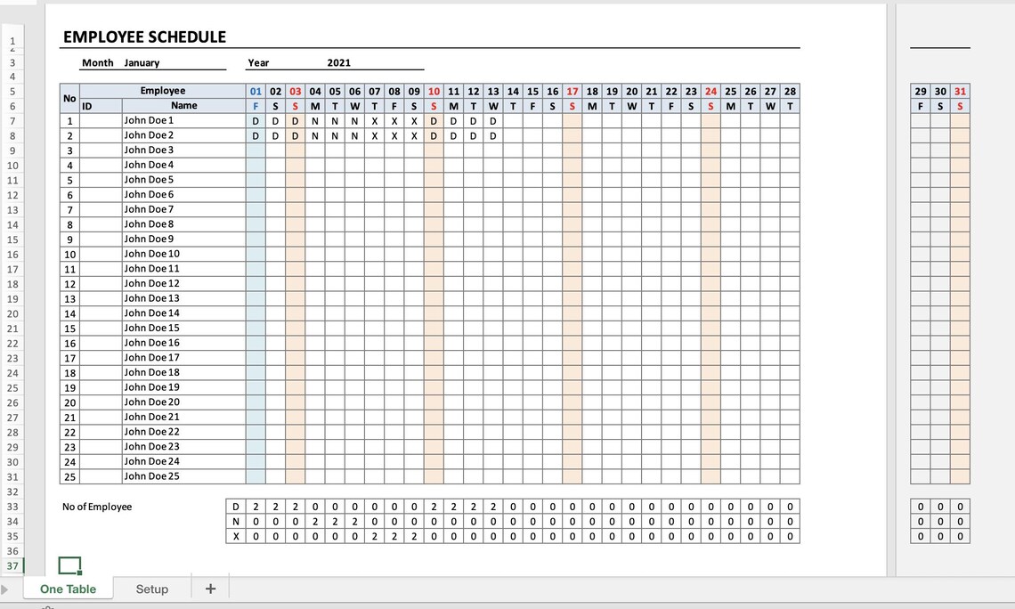 Employee Management Excel Templates Bundle | Timesheet, Attendance ...