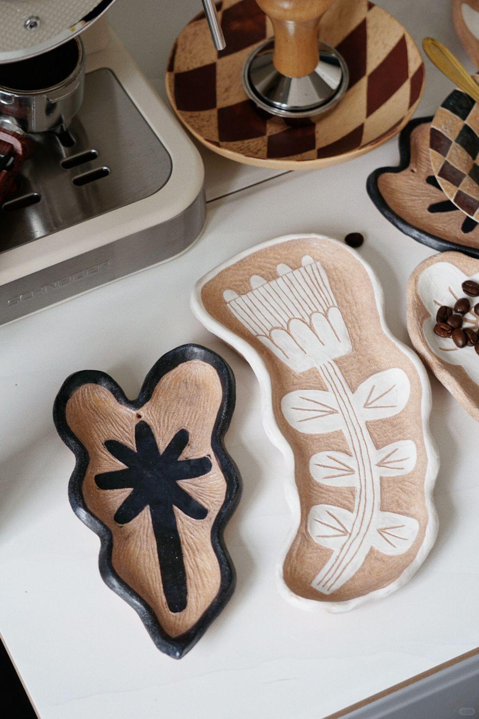 Handcarved Ceramic Plate, Jewelry Display, Incense Tray, Original ...