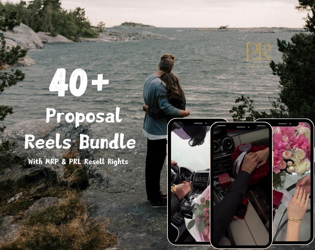 40+ Proposal Reel Bundle | Rings & Flower Bouquets |faceless Watermark ...
