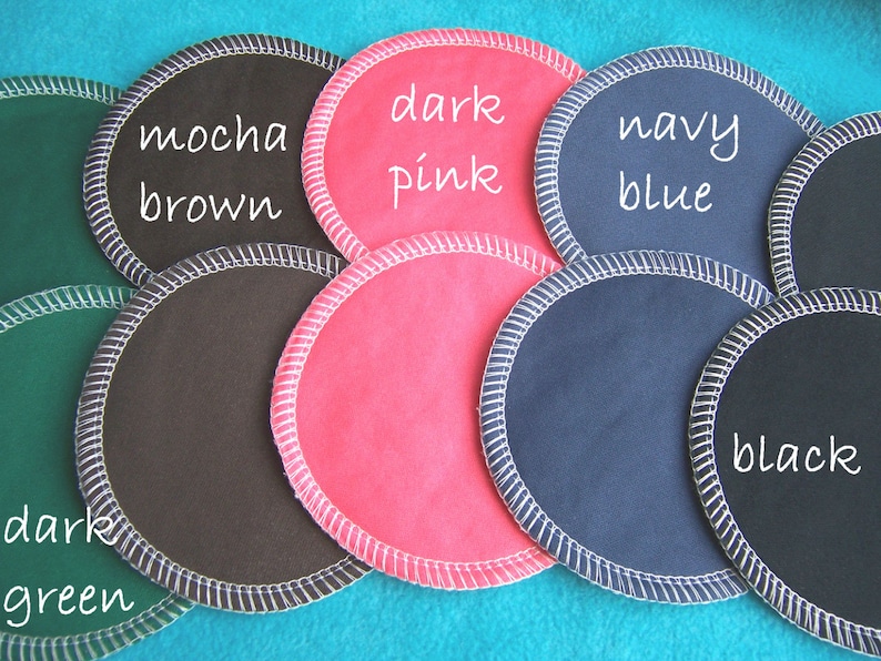 4.5" Reusable Waterproof Breastfeeding Nursing Pads Discreet Washable ...