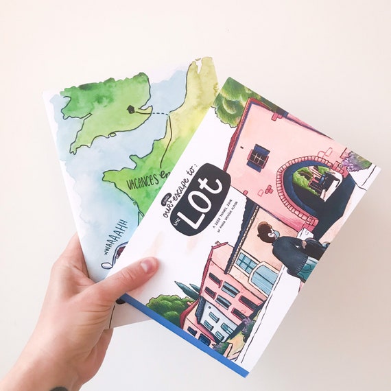 Bundle: 2 Illustrated Travel Zines Travel Journals - Etsy Ireland