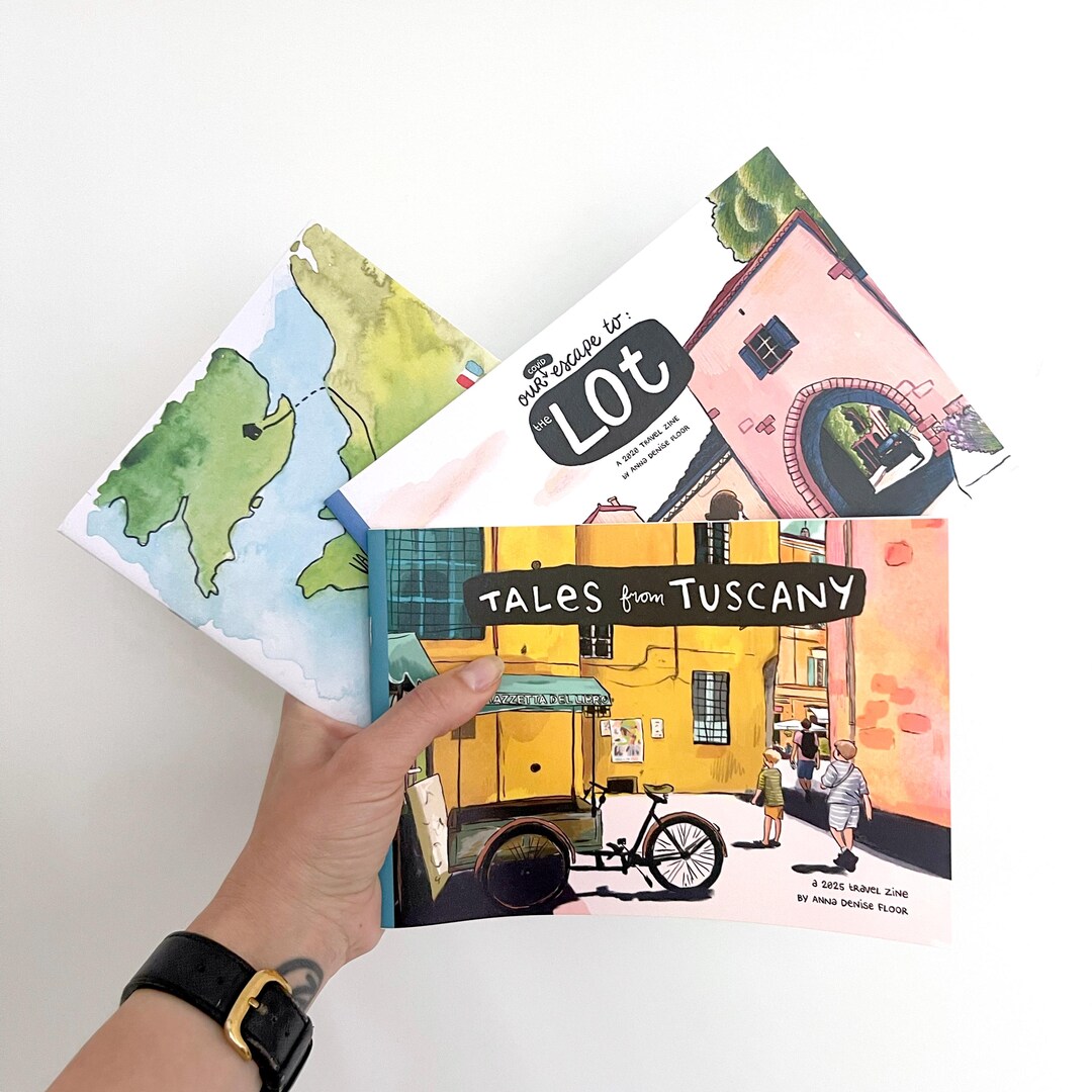 Bundle: 3 Illustrated Travel Zines - Travel Journals - Etsy Ireland