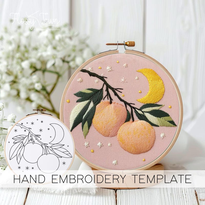 Fruit Embroidery Pattern - Etsy