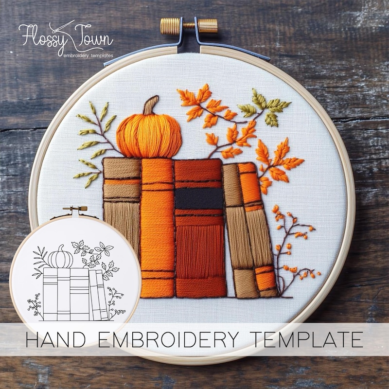 Reading Embroidery - Etsy