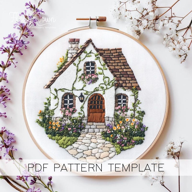 House Embroidery - Etsy