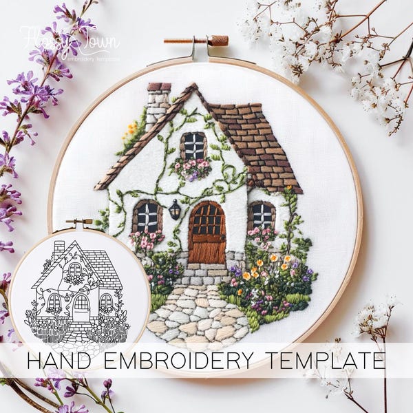Cottage Embroidery - Etsy