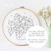 Pothos Plant Hand Embroidery Pattern, Plant Lover Embroidery Template ...