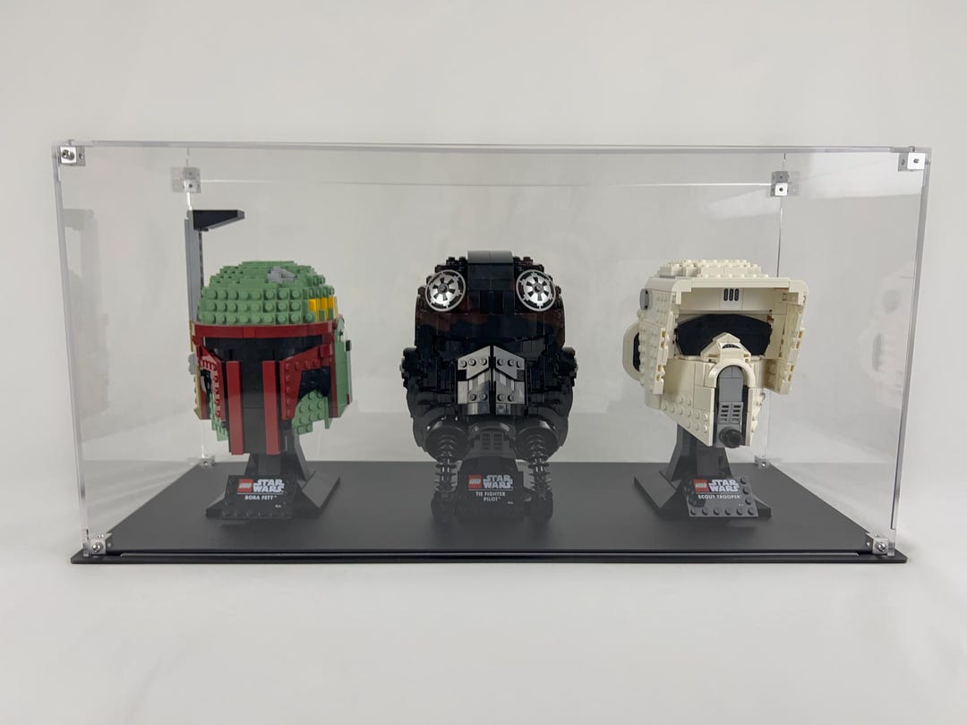 Acrylic Display Case for 3 LEGO Helmets - Etsy