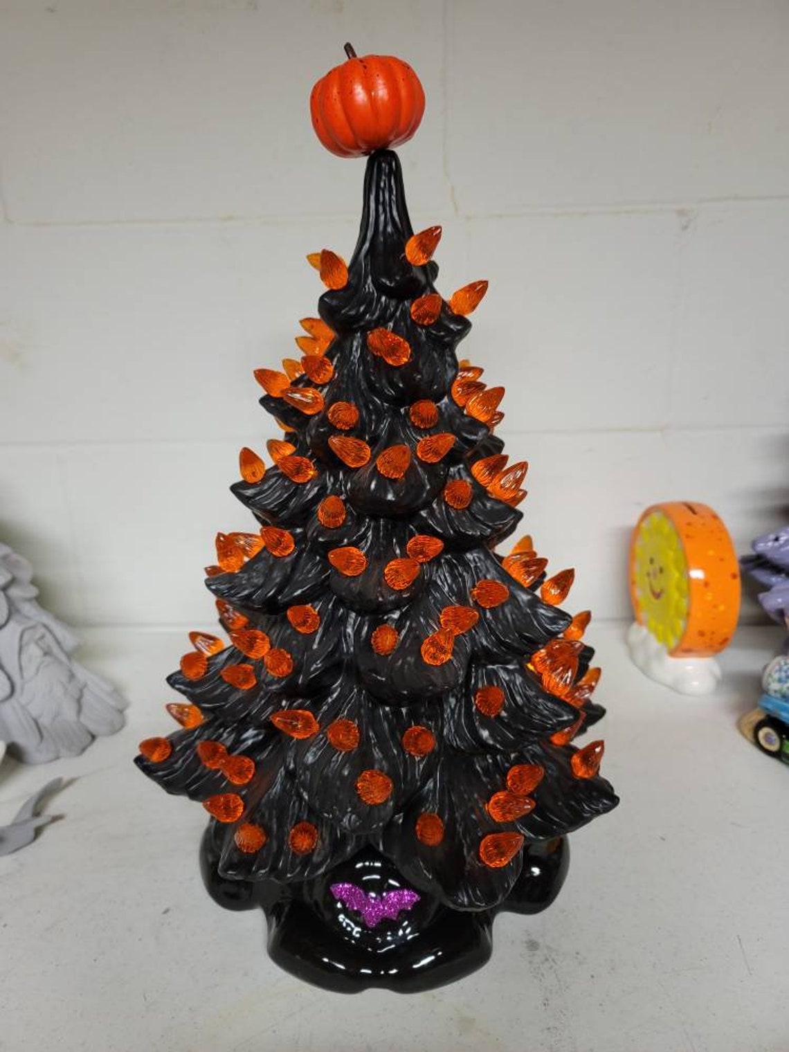 Ceramic Halloween Tree approx. 18 inches tall just made in | Etsy