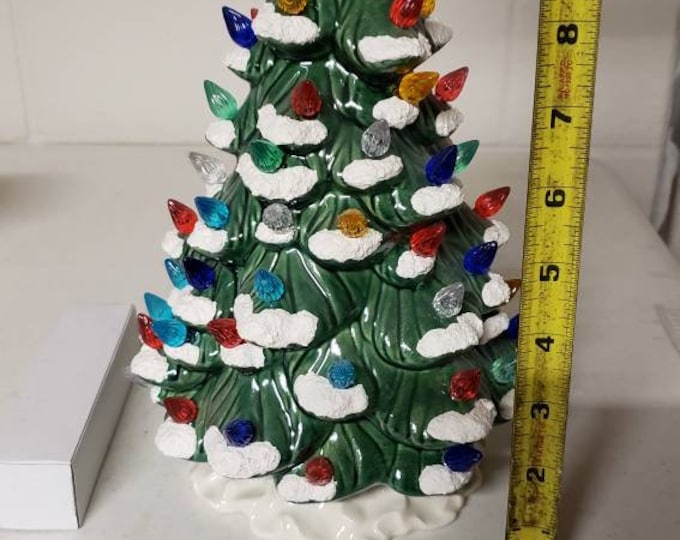 Slim Christmas Tree 16 Inches Tall Vintage Christmas Decor Traditional ...