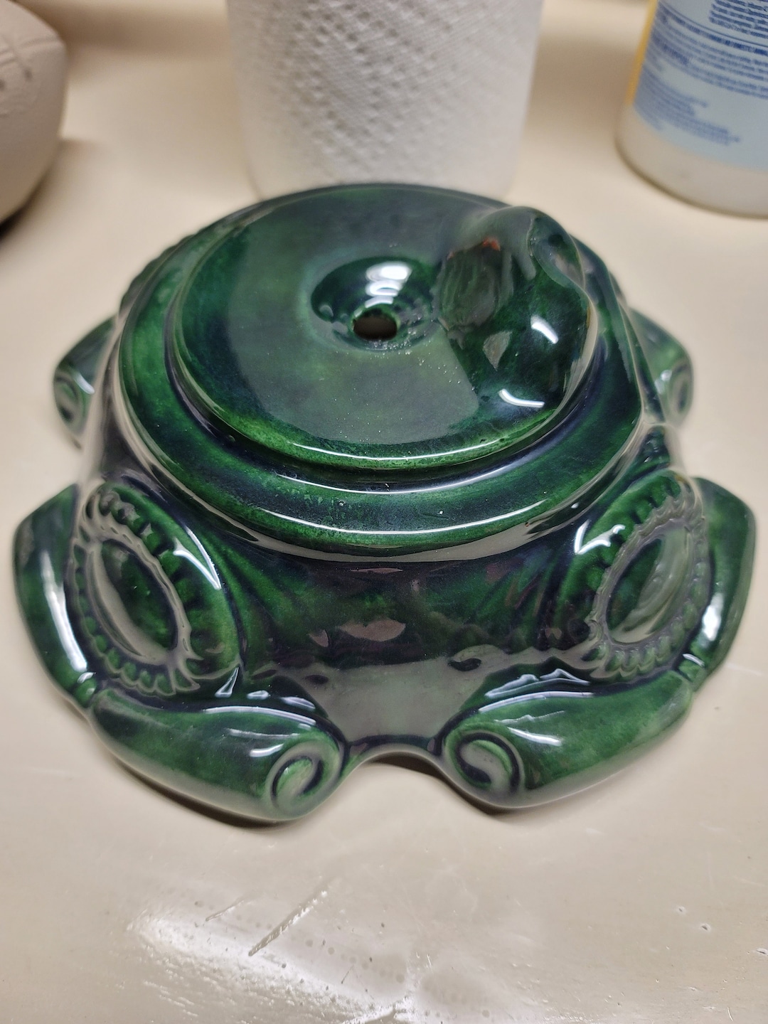 Ceramic Christmas Tree Base in Bisque (unpainted) - Etsy