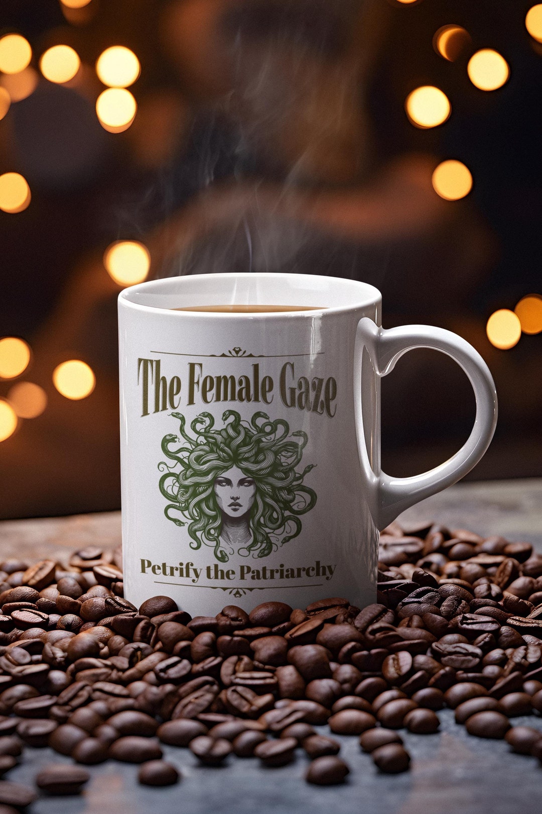Medusa Mug: Feminist Mythology Coffee Cup - Etsy