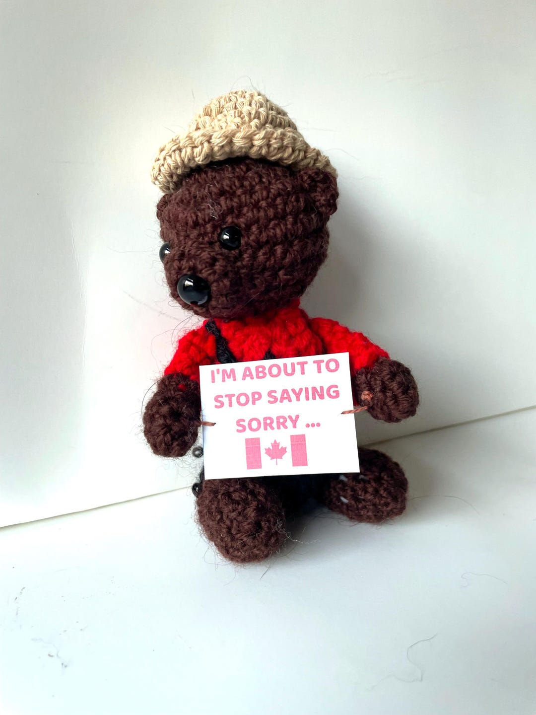 Bear Canadian Amigurumi Crochet, Physical Item, Mountie-inspired, About ...