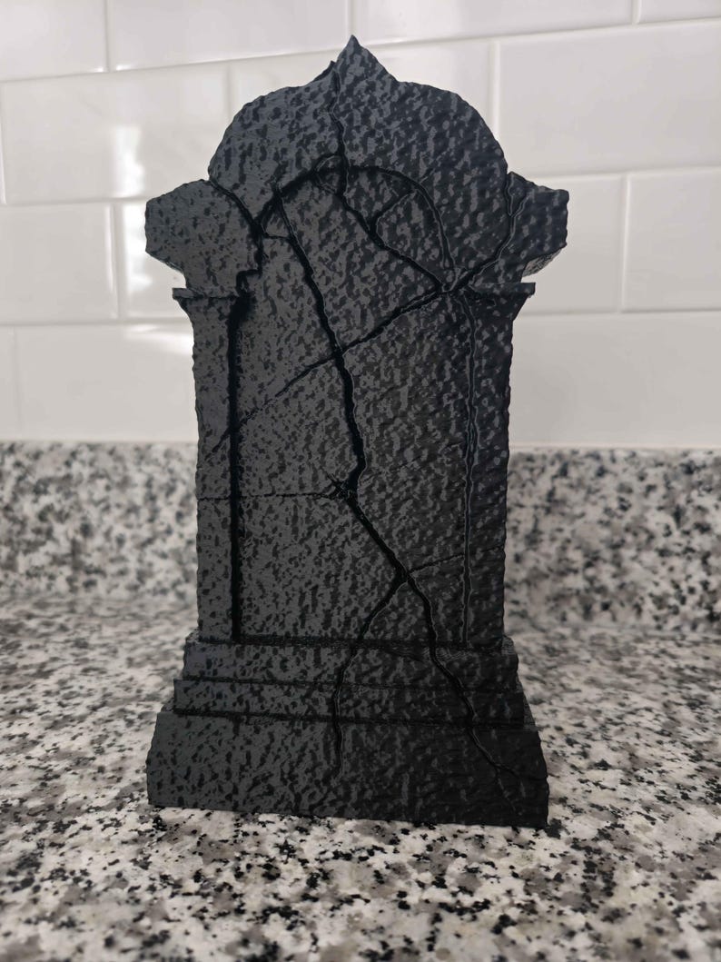 3d Printed Decorative Tombstone | Unique Terrarium Accessory - Etsy