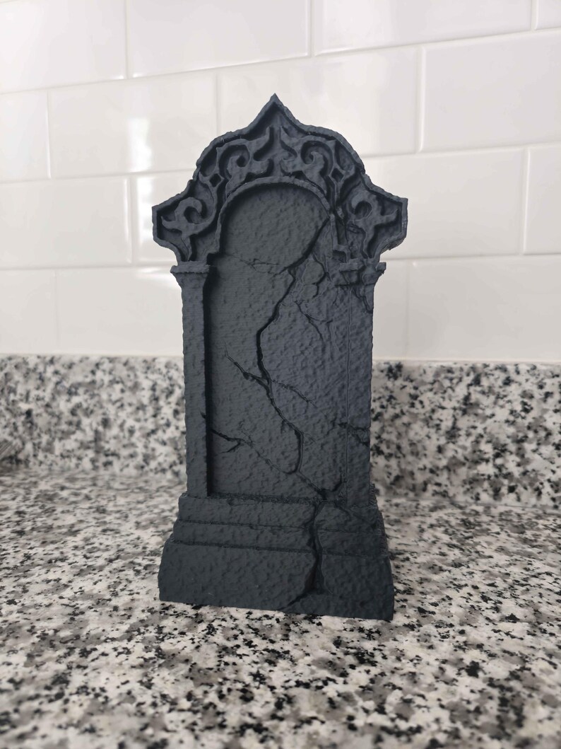 3d Printed Decorative Tombstone Unique Terrarium Accessory - Etsy