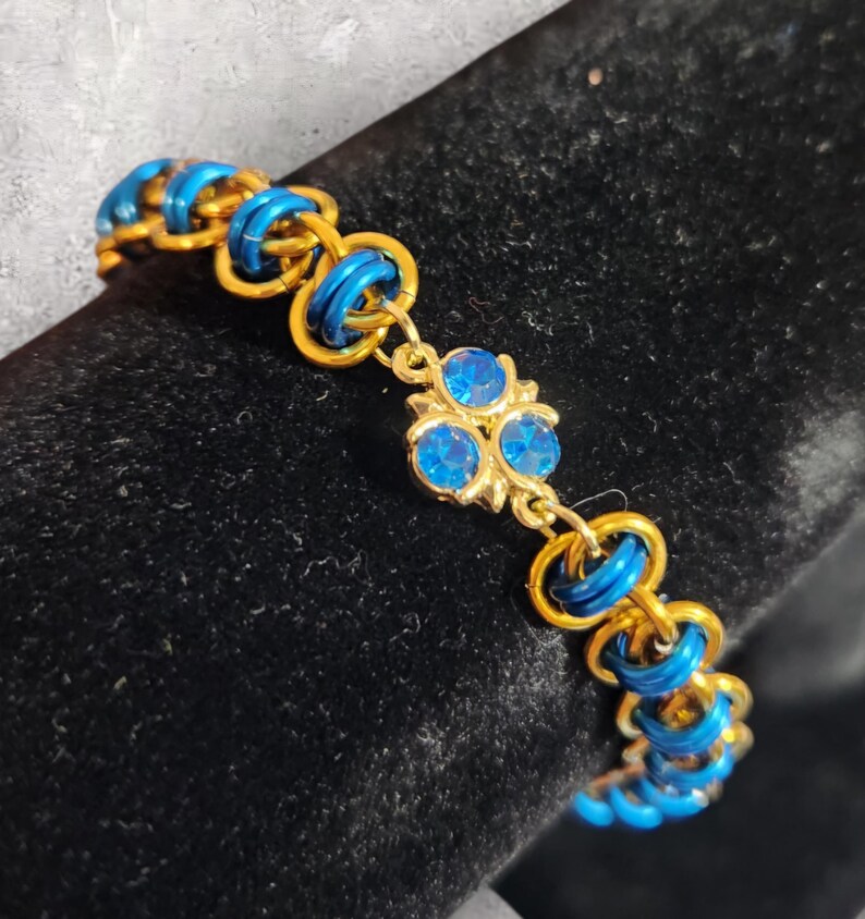 The Legend of Zelda Inspired Chainmail Bracelet Barrel Weave Chainmail ...