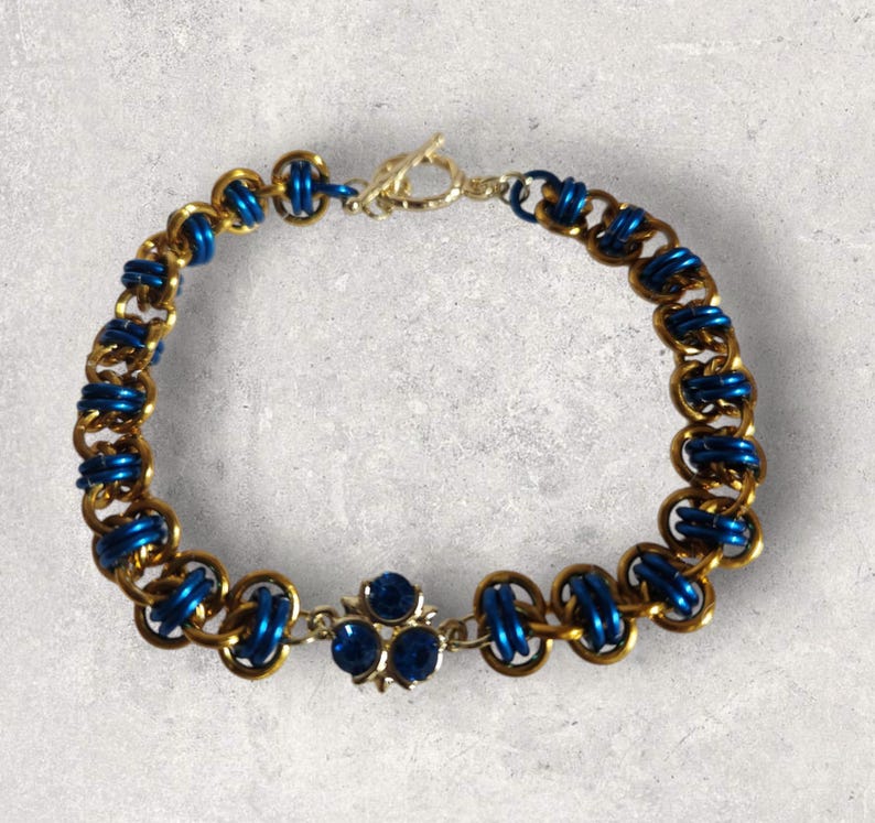 The Legend of Zelda Inspired Chainmail Bracelet Barrel Weave Chainmail ...
