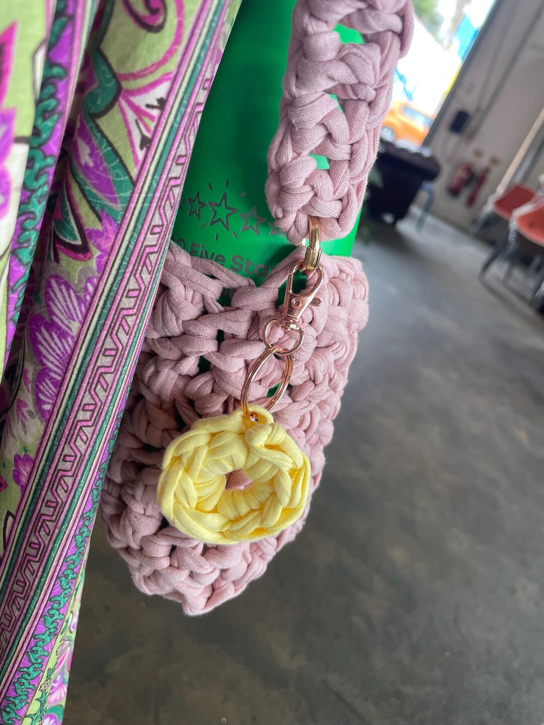 Crochet Halo Keyrings - Etsy