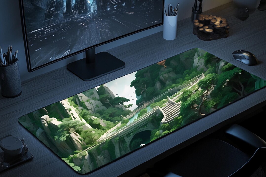 Scenic Desk Mat, Nature-themed Desk Pad, Office Decor, Gaming Mat ...