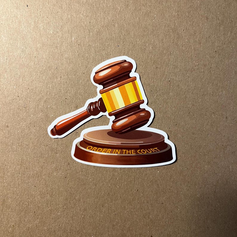 Order in the Court Gavel - Etsy