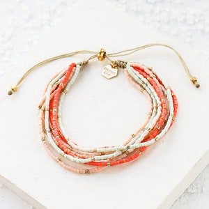 Corfu Bracelet, Beaded Gold Bracelet, Beaded Bracelet, Bohemian, Gypsy ...