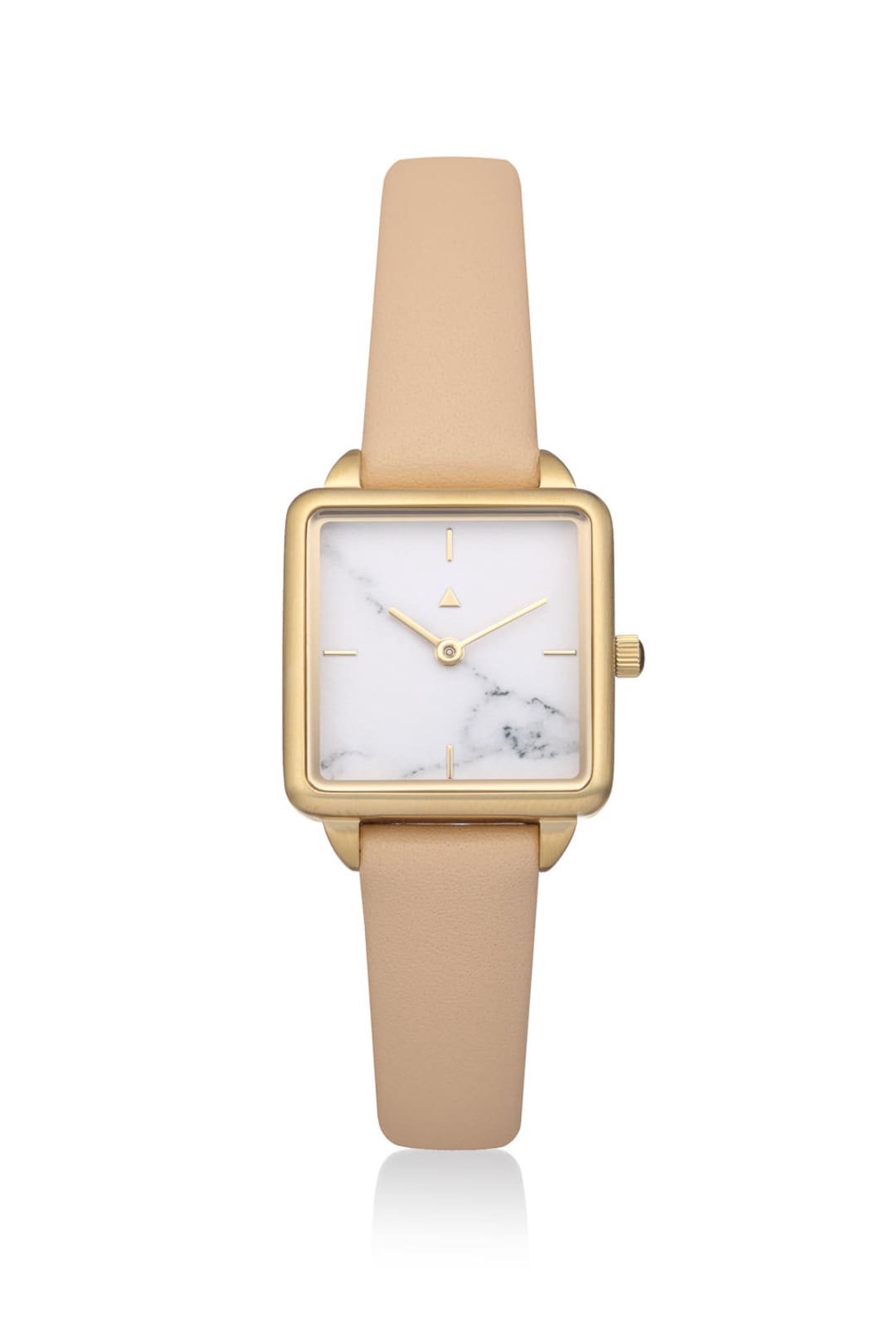 Rectangle Watch in Marble, Classic Women's Wrist Watch, Gold Wrist ...