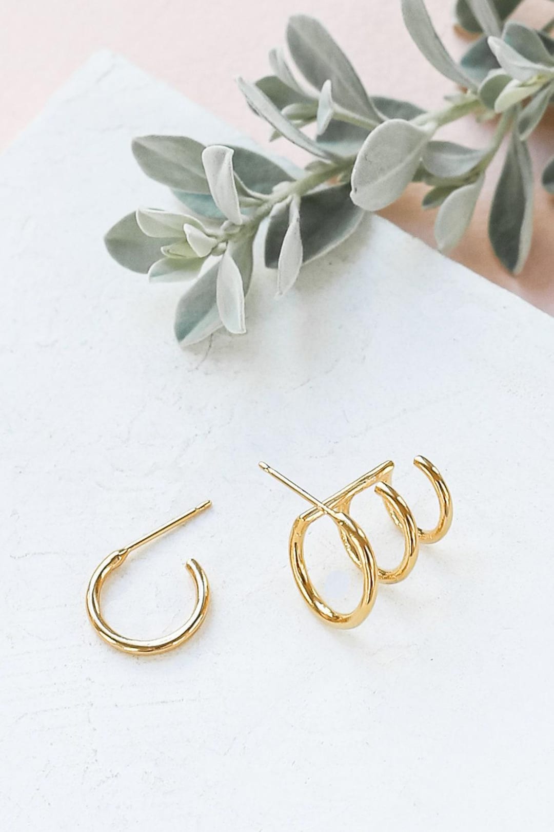 Kelly Earrings, Triple Cuff Earring, Hoop Earrings - Etsy