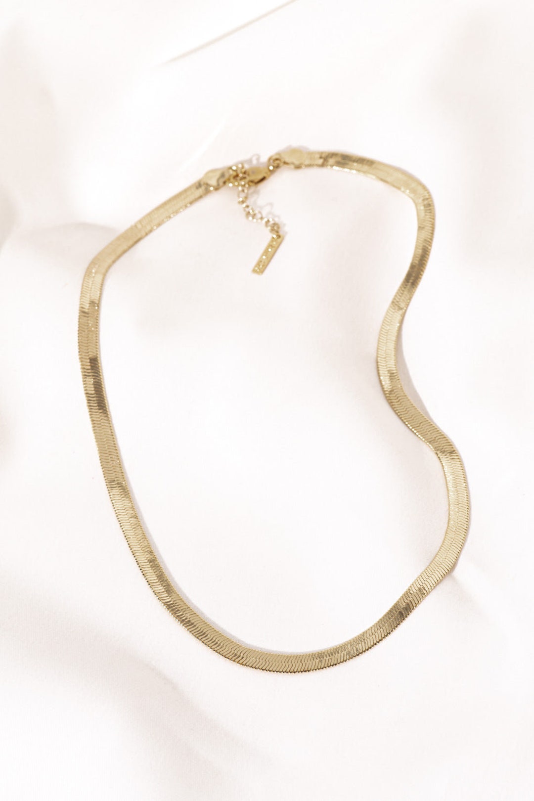 Nicola Necklace, Snake Chain Necklace, Gold Snake Chain, High Quality ...