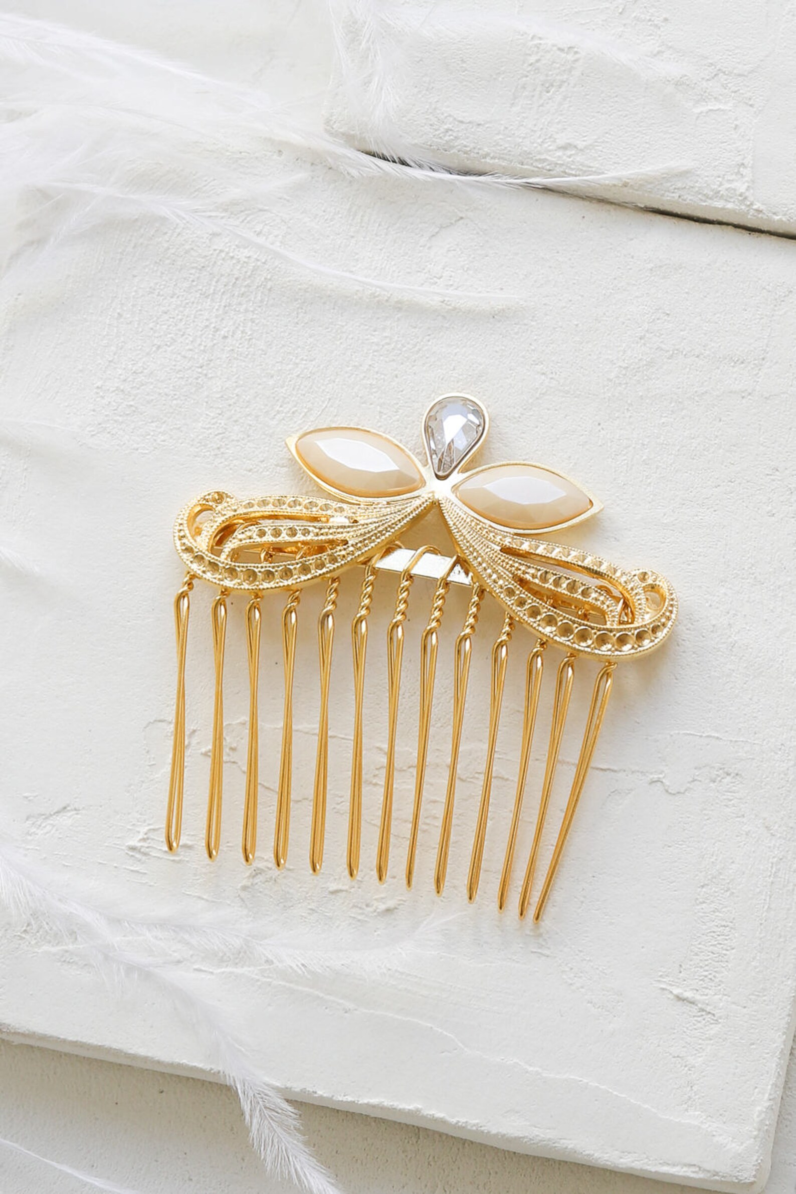 Artemis Hair Comb Hair Comb Hair Accessorie Bridal - Etsy