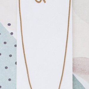 Basic Knitted Necklace, Basic Chain, Simple Chain, Simple Plain Chain ...
